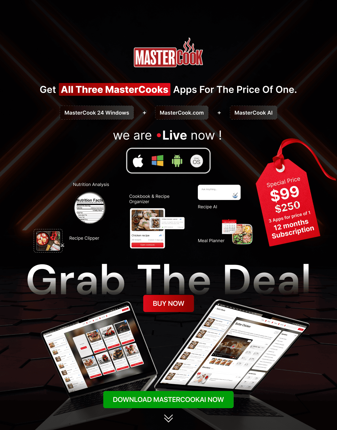 Cooking Software, Cookbook Creation, Recipes - MasterCook