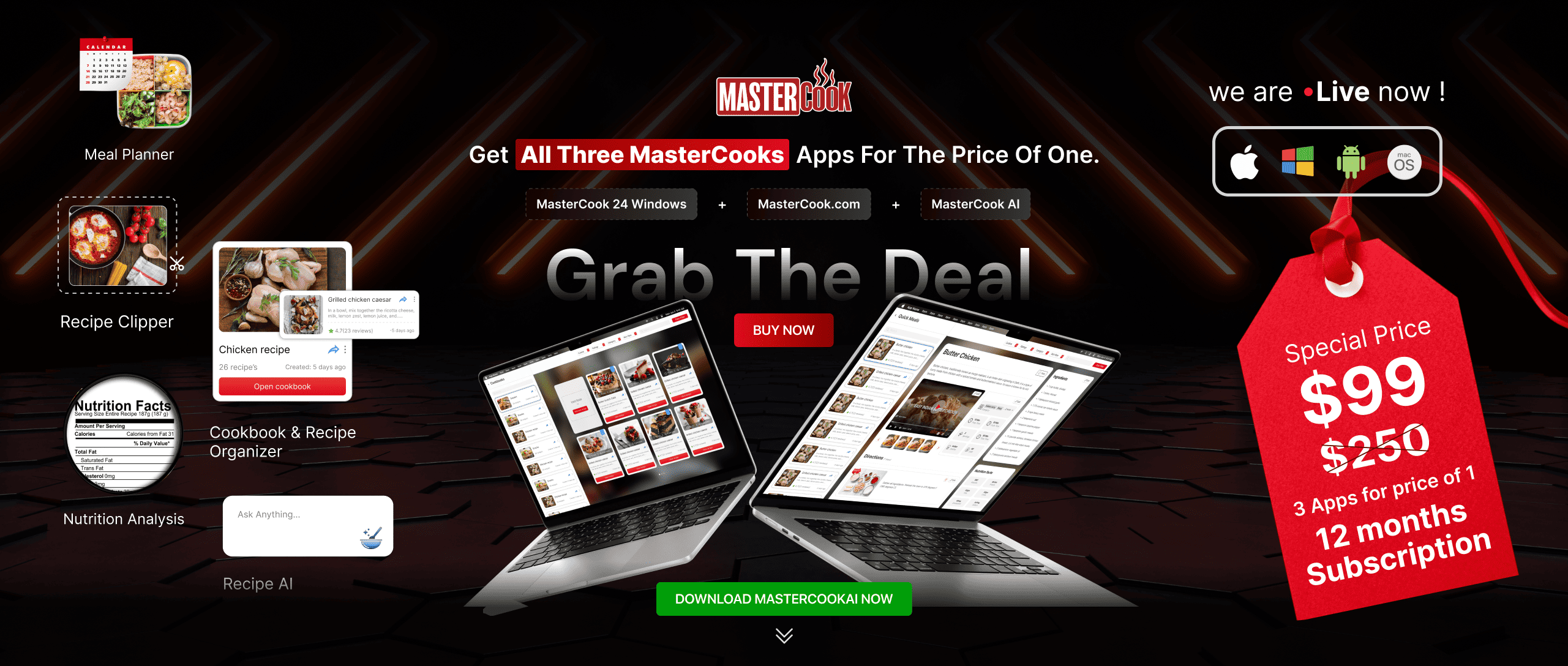 Cooking Software, Cookbook Creation, Recipes - MasterCook